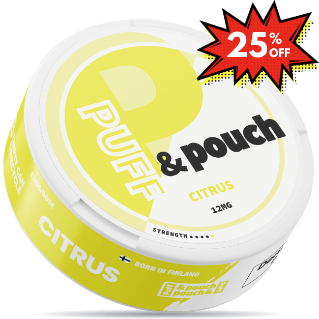 PUFF & POUCH Citrus Slim 12mg⚡️Express Shipping – GotPouches.com