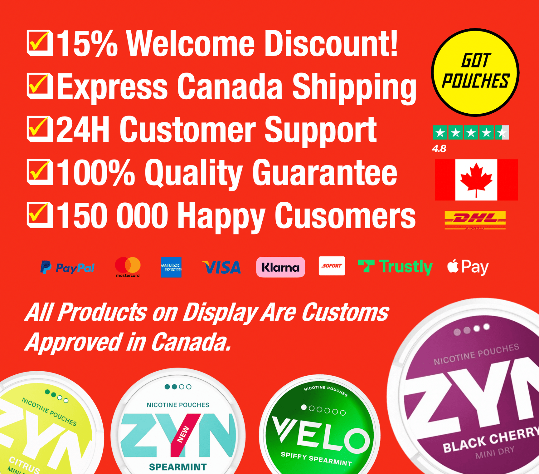 White Nicotine Pouches US ⚡️ GotPouches Nicopods Online – GotPouches.com