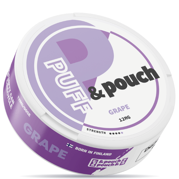 PUFF & POUCH Grape Slim 12mg⚡️Express Shipping – GotPouches.com